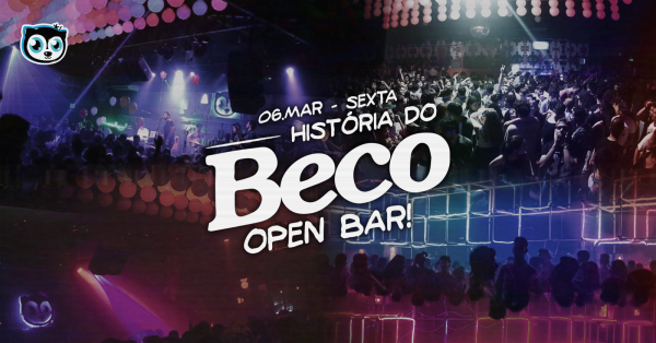 História do Beco | OPEN BAR em São Paulo - Sympla