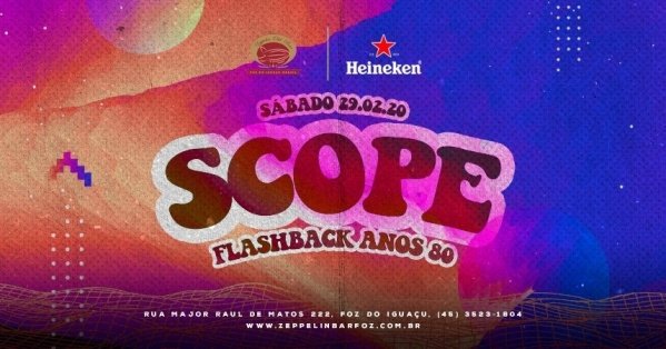 Flashback 80's | Scope em Foz do Iguaçu - 2024 - Sympla