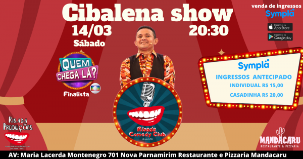 Cibalena show em Parnamirim - Sympla