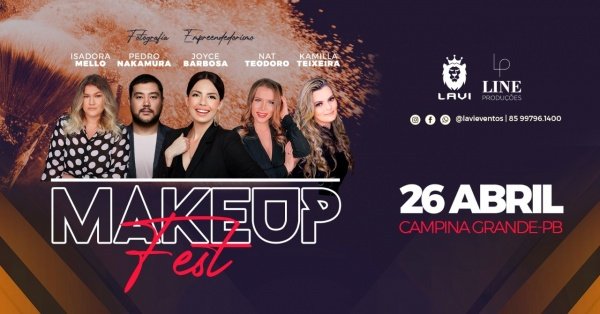 MAKEUP FEST CAMPINA GRANDE em Campina Grande - Sympla