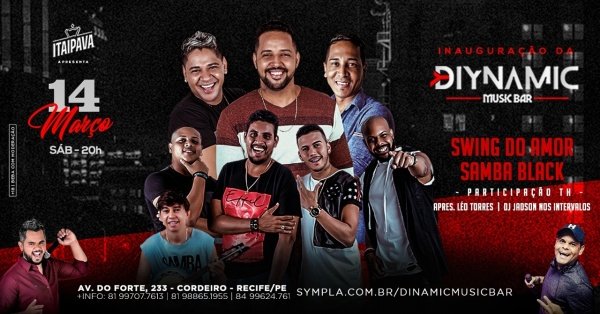 Inauguração | Diynamic Music Bar em Recife - Sympla