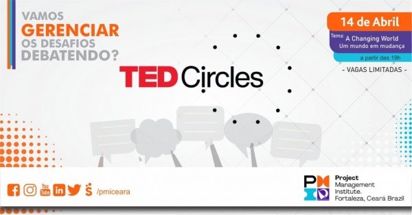 PMI CE | TED Circles - 14/04/2020 - online - Sympla