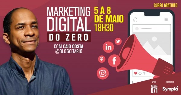 Marketing Digital do Zero - 100% Gratuito - online - Sympla