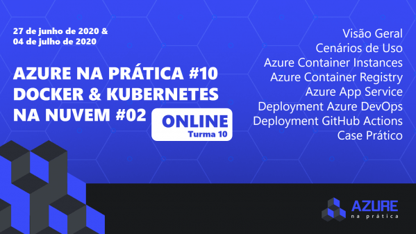 Azure na Prática #10 | Docker & Kubernetes na Nuvem #2 - online - Sympla