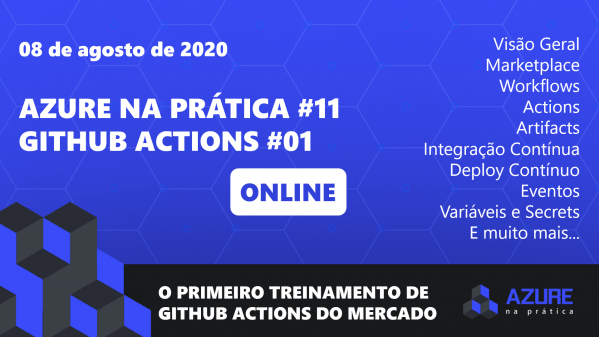 Azure na Prática #11 | GitHub Actions #01 - online - Sympla