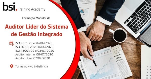 Auditor Líder ISO 9001:2015, ISO 14001:2015 e ISO 45001:2018 ...