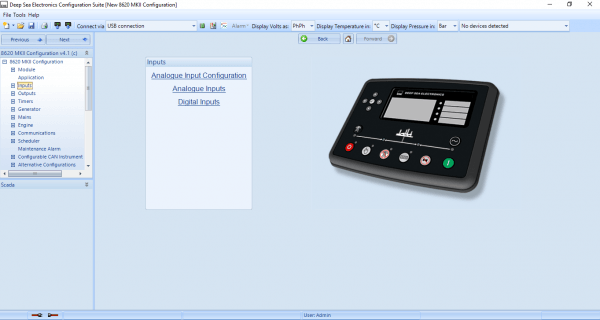 CONFIGURAÇÃO DE SENSORES NOS CONTROLADORES DEEP SEA ELECTRONICS ...