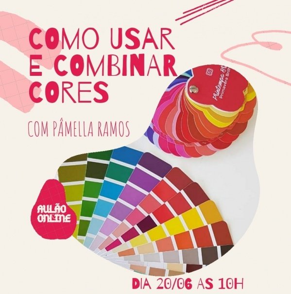 Como usar e combinar cores - online - Sympla