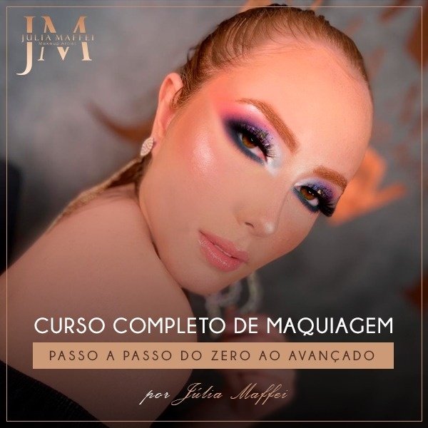 Curso Profissional de Maquiagem Julia Maffei - Passo a Passo do Zero ao ...