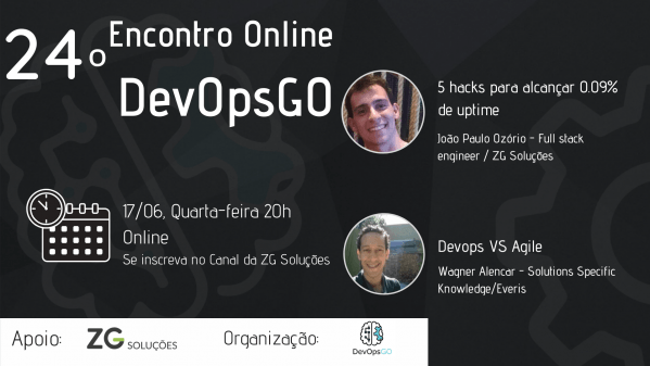 [ONLINE] 24º Encontro DevOpsGo: - online - Sympla