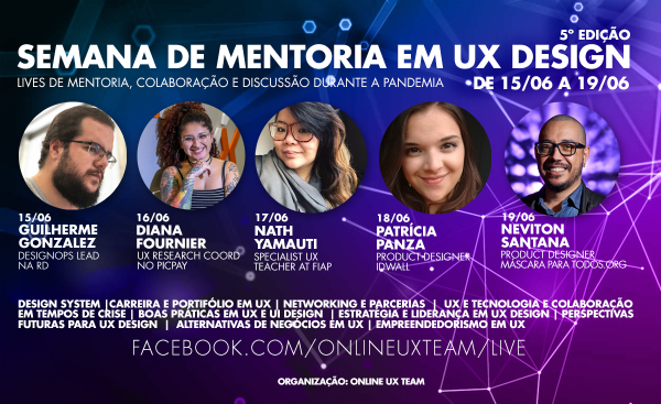 Semana de Mentoria em UX Design - 5ª Edição - online - Sympla