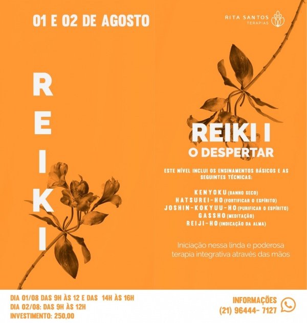 CURSO DE REIKI RYOHO - MIKAO USUI - SHODEN - O DESPERTAR - online - Sympla