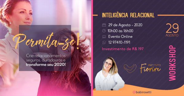 Workshop Inteligência Relacional - online - Sympla
