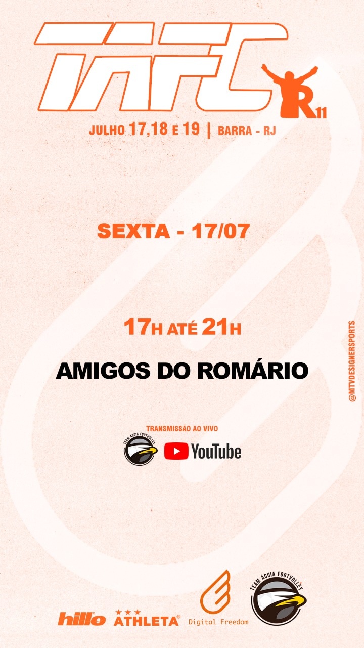 TAFC 12 - TEAM ÁGUIA FOOTVOLEI CUP em Rio de Janeiro - Sympla