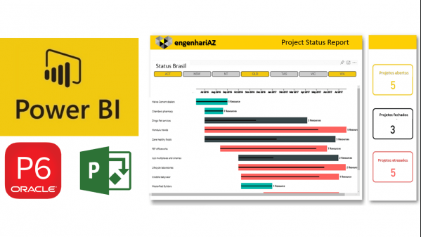 Indicadores de Projetos no Power BI - MS Project & Primavera P6 ...