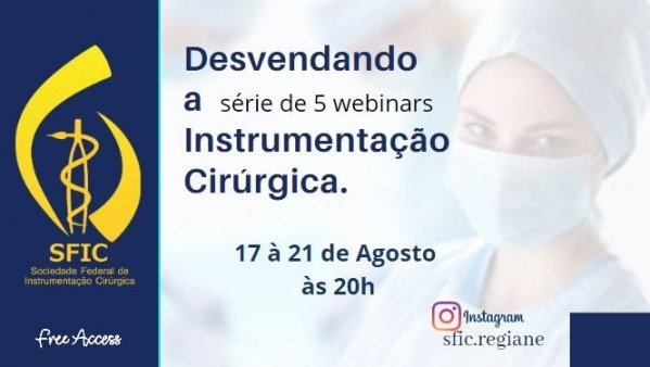 Desvendando a Instrumentação Cirúrgica- SFIC - online - Sympla