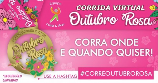 Corre Outubro Rosa - online - Sympla