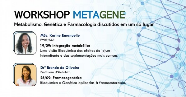 Workshop Metagene - online - Sympla