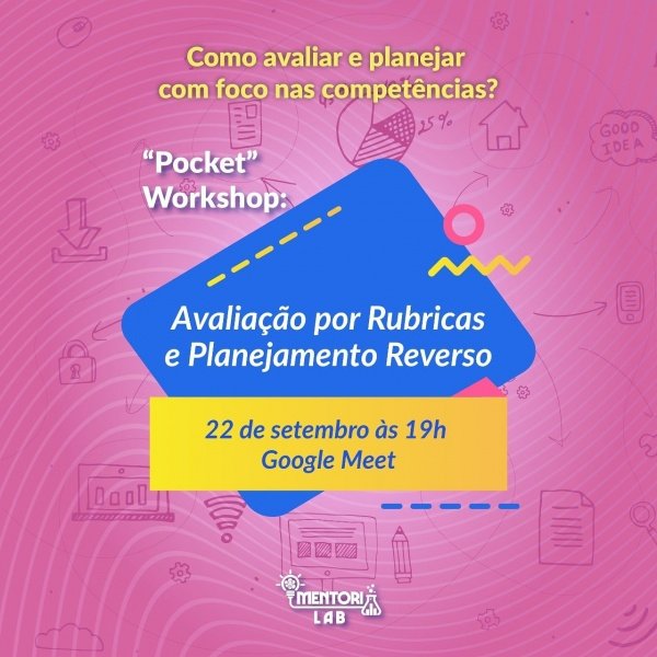Pocket Workshop "Avaliação por rubricas e planejamento reverso ...