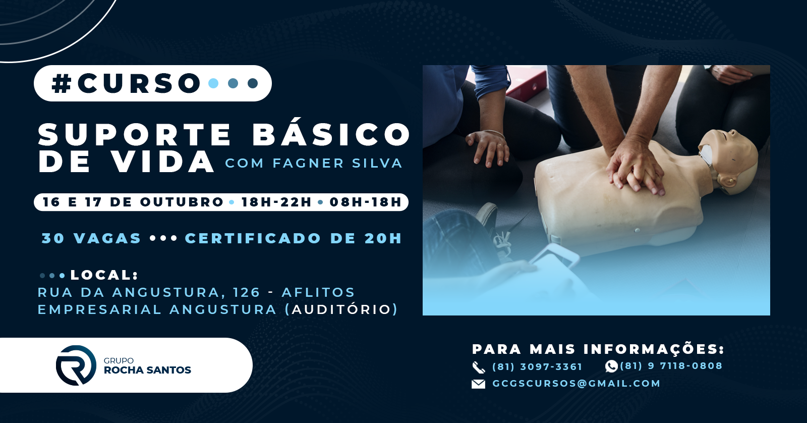 Curso de Suporte Básico a Vida (SBV) - Sympla Curso de Suporte Básico a Vida (SBV) - Sympla