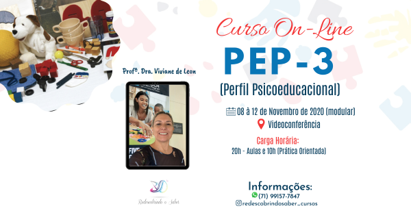 PEP-3 (Perfil Psicoeducacional) - Turma IV - online - Sympla