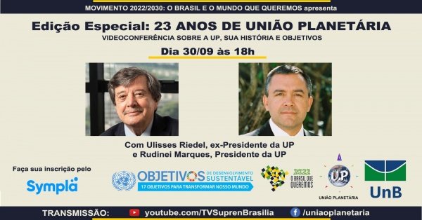 EDIÇÃO ESPECIAL: 23 ANOS DE UNIÃO PLANETÁRIA - online - Sympla
