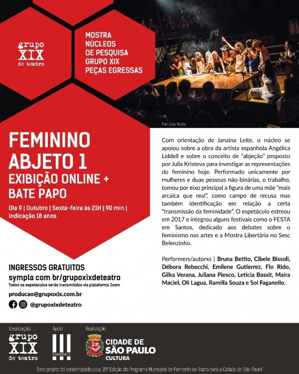 FEMININO ABJETO 1 - online - Sympla