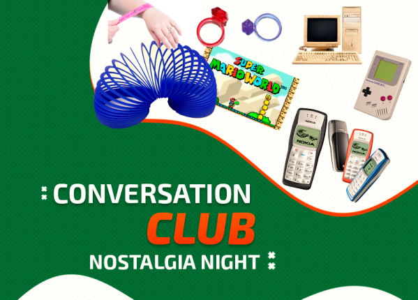Conversation Club: Nostalgia Night (Turmas Intro + Inter 1) em ...
