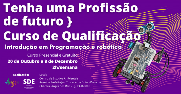 Curso Programação e Robótica - online - Sympla
