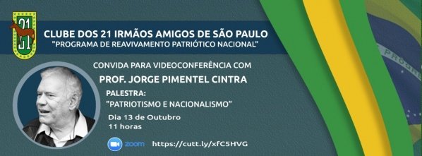 PALESTRA PROF. JORGE PIMENTEL CINTRA - online - Sympla