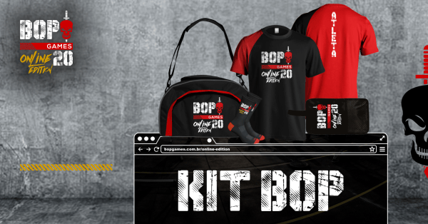 BOP GAMES - KITS TROPA DE ELITE (CAMISA, MEIA, BOLSA E PORTA TÊNIS ...