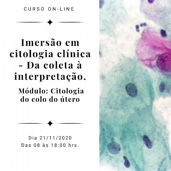 Imersão em citologia clínica - online - Sympla