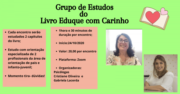 Grupo de Estudos do Livro Eduque com Carinho - online - Sympla