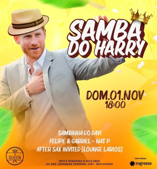 Samba do Harry em Recife - Sympla