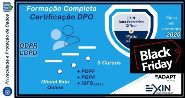 Exin DPO 2020 - Formação Completa Data Protection Officer (PDPF + PDPP ...