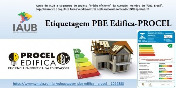 Etiquetagem PBE Edifica - PROCEL - online - Sympla
