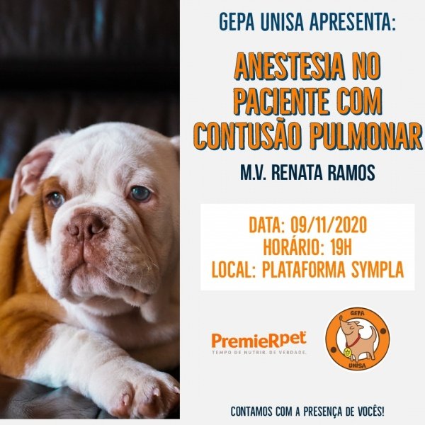 Anestesia no Paciente com Contusão Pulmonar - online - Sympla