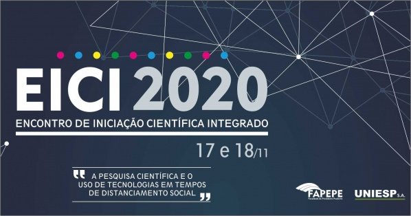 EICI - ENCONTRO DE INICIAÇÃO CIENTÍFICA INTEGRADO - FAPEPE - online ...