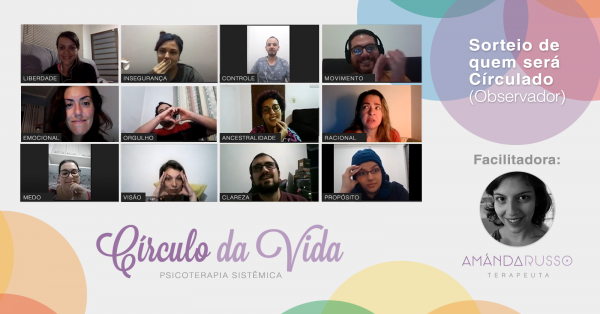 Círculo da Vida | Psicoterapia Sistêmica - online - Sympla