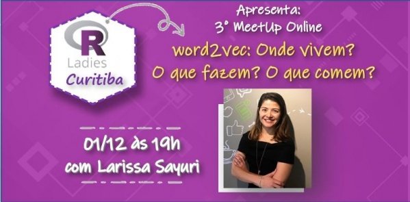 word2vec: Onde vivem? O que fazem? O que comem? - online - Sympla