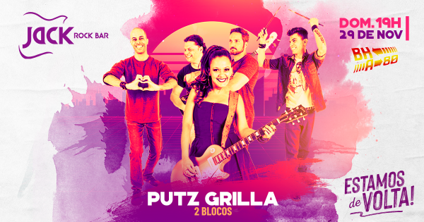 DOMINGO JACK! BH A 80 COM PUTZ GRILLA! ESPECIAL DOIS BLOCOS! em Belo ...