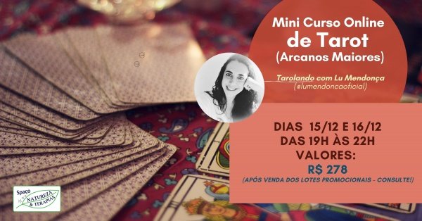 Mini Curso Online de Tarot (Arcanos Maiores) | Tarolando com Lu ...