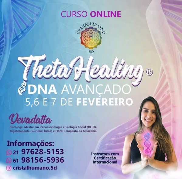 Curso THETAHEALING® DNA AVANÇADO - online - Sympla