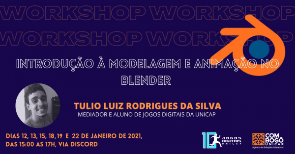 Workshop Introdução A Modelagem E Animação No Blender Online Sympla