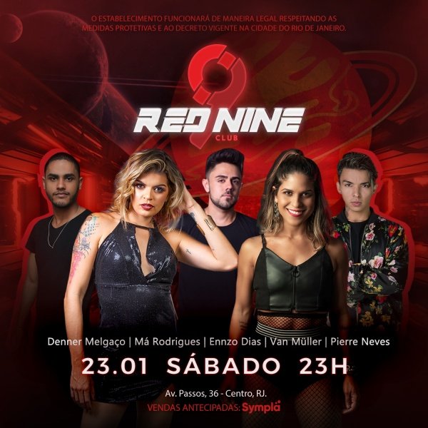 Red Nine Club em Rio de Janeiro - Sympla