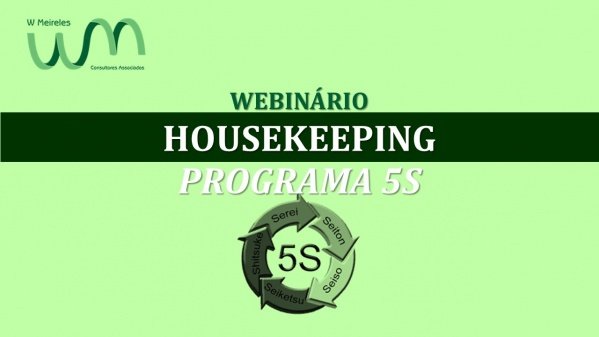 WEBINARIO HOUSEKEEPING - PROGRAMA 5S - online - Sympla