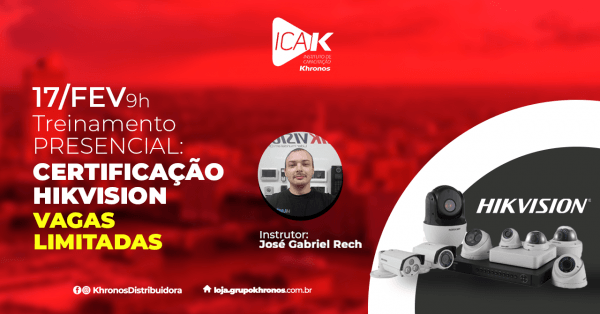 PRESENCIAL: Certificação HCSA - HIKVISION em Tubarão - Sympla