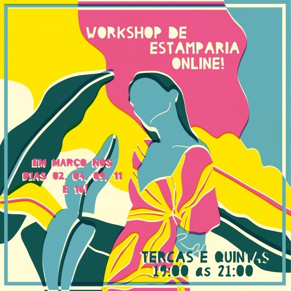 Workshop de Estamparia - online - Sympla