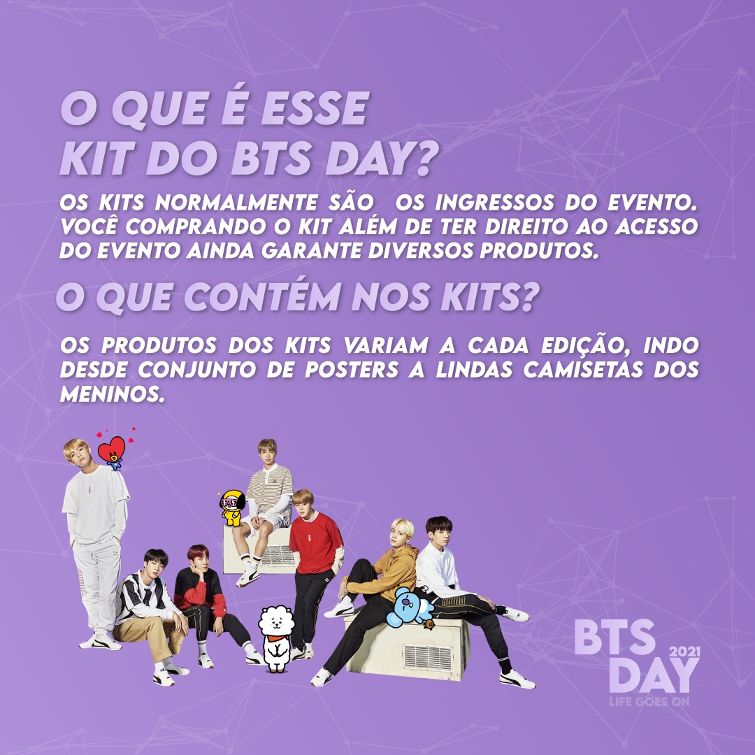 BTS DAY 2021 - PRÉ-VENDA - LEIA A DESCRIÇÃO DO EVENTO. em São Paulo ...