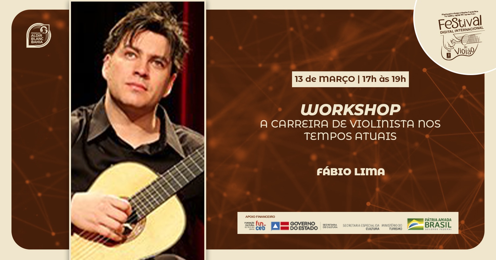 Workshop com Fábio Lima - A carreira de violonista nos tempos atuais ...